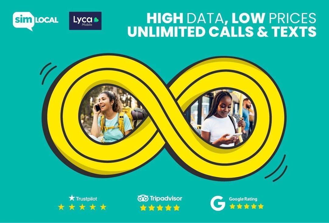 Lycamobile's Cheapest eSIM Plans For USA, UK & More | Sim Local